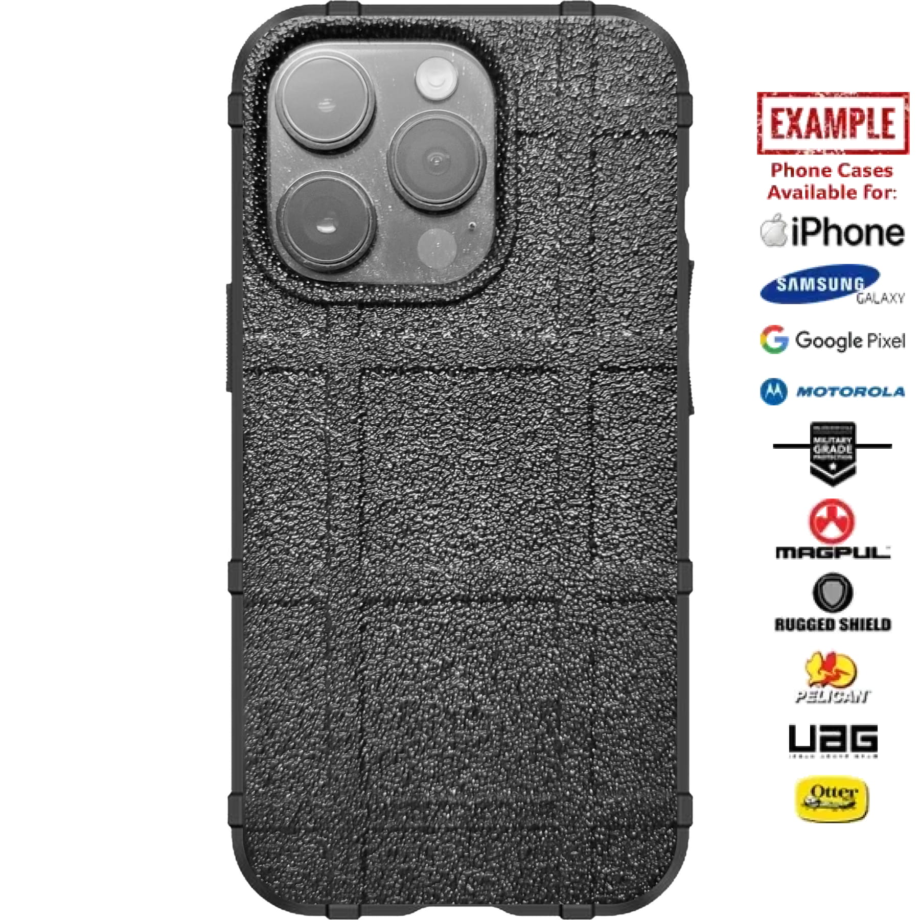 Topo Grip™ or Armor Grip™ UV-Printed Elastomeric Impact-Absorbing Prot ...