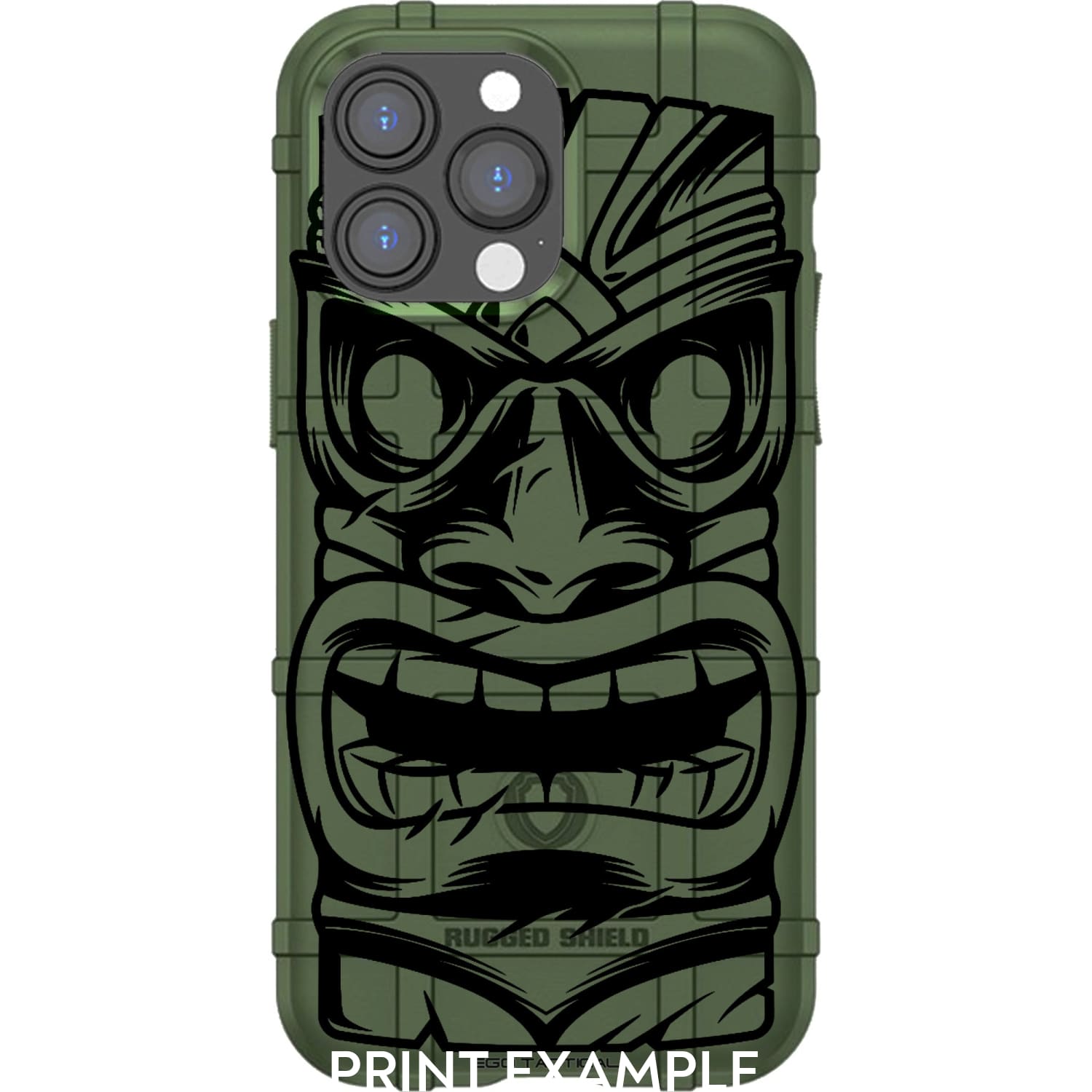 Polynesian Hawaiian Tiki God Mask Custom Printed Android & Apple Phone ...