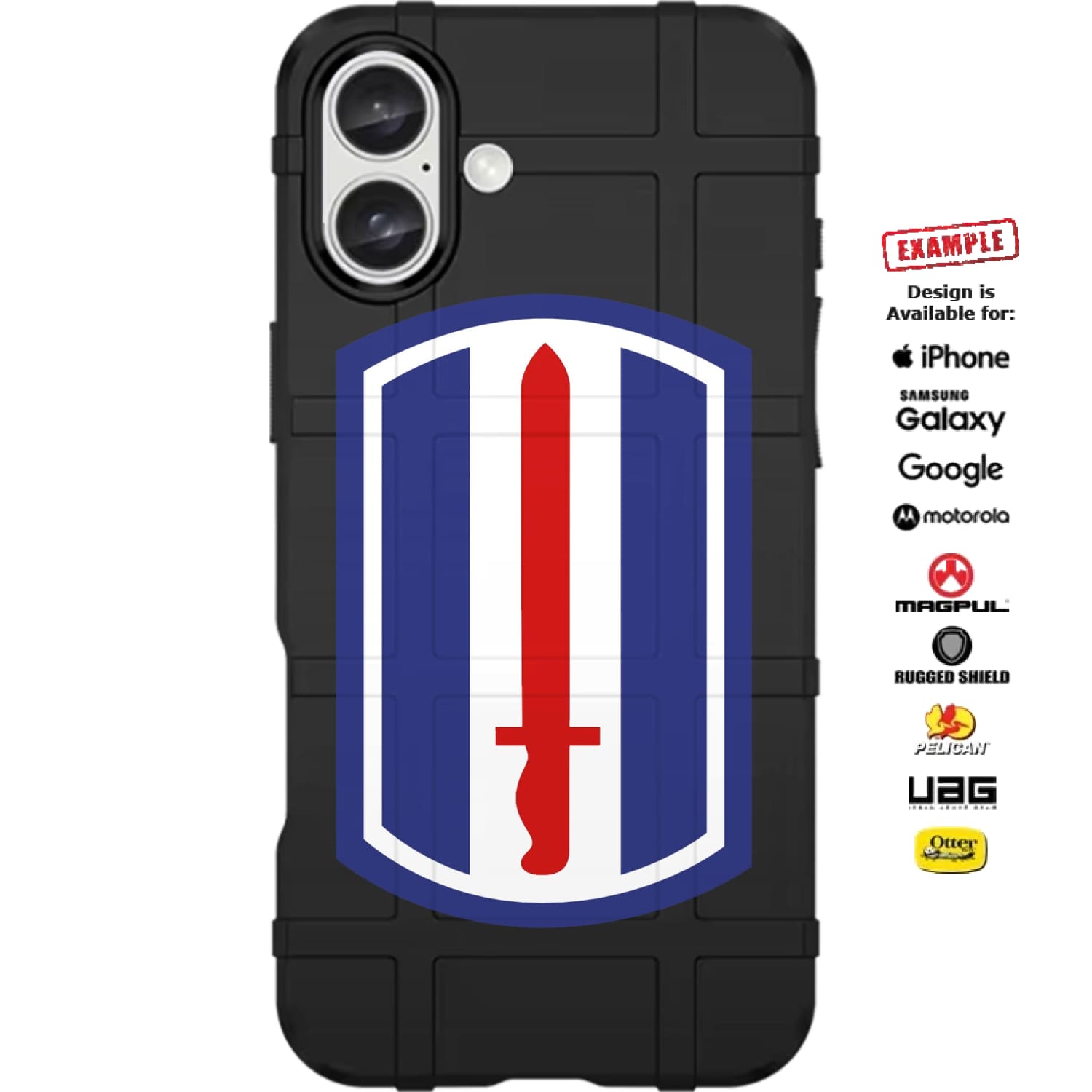 U.S. Army 193rd Infantry Brigade Patch Custom Printed Android & Apple ...