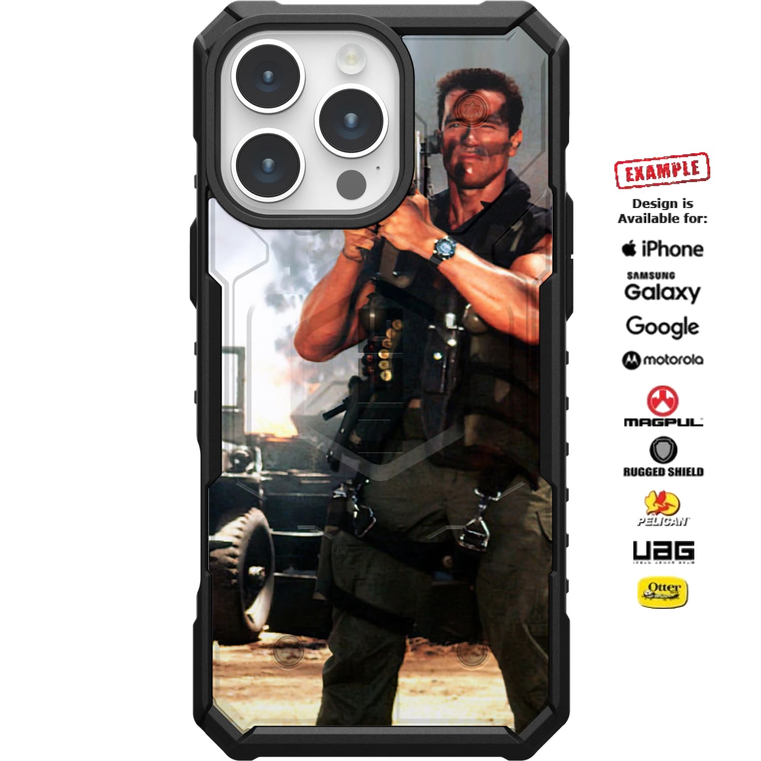 Commando Rocket Launcher RPG Custom Printed Case Design for Apple, Sam ...