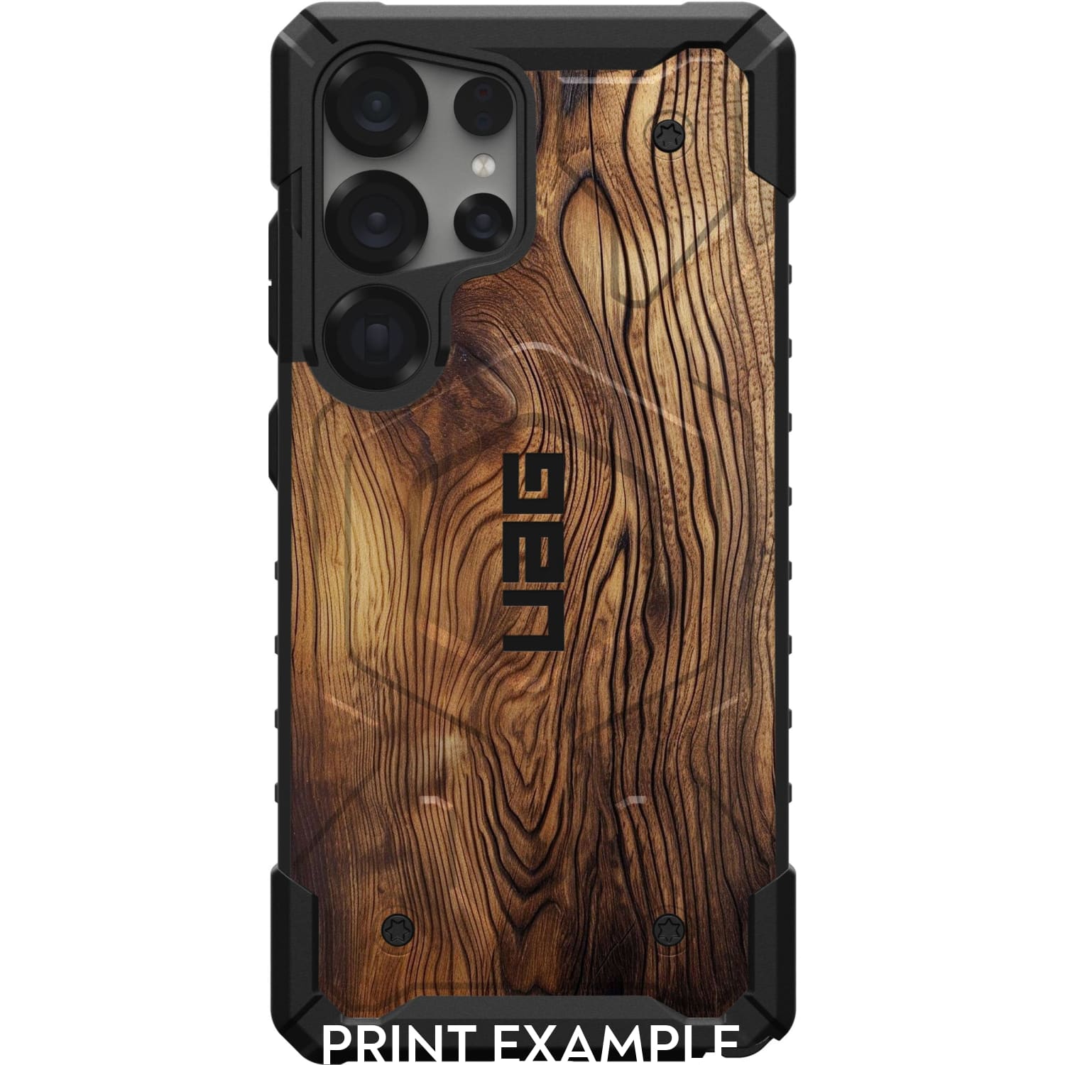 Rustic Wooden Plank Print Custom Printed Case Design for Apple, Samsun ...