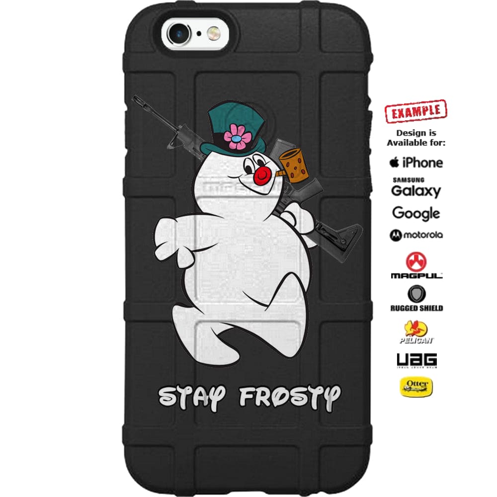 Stay Frosty Snowman Custom Printed Android & Apple Phone Case Design ...