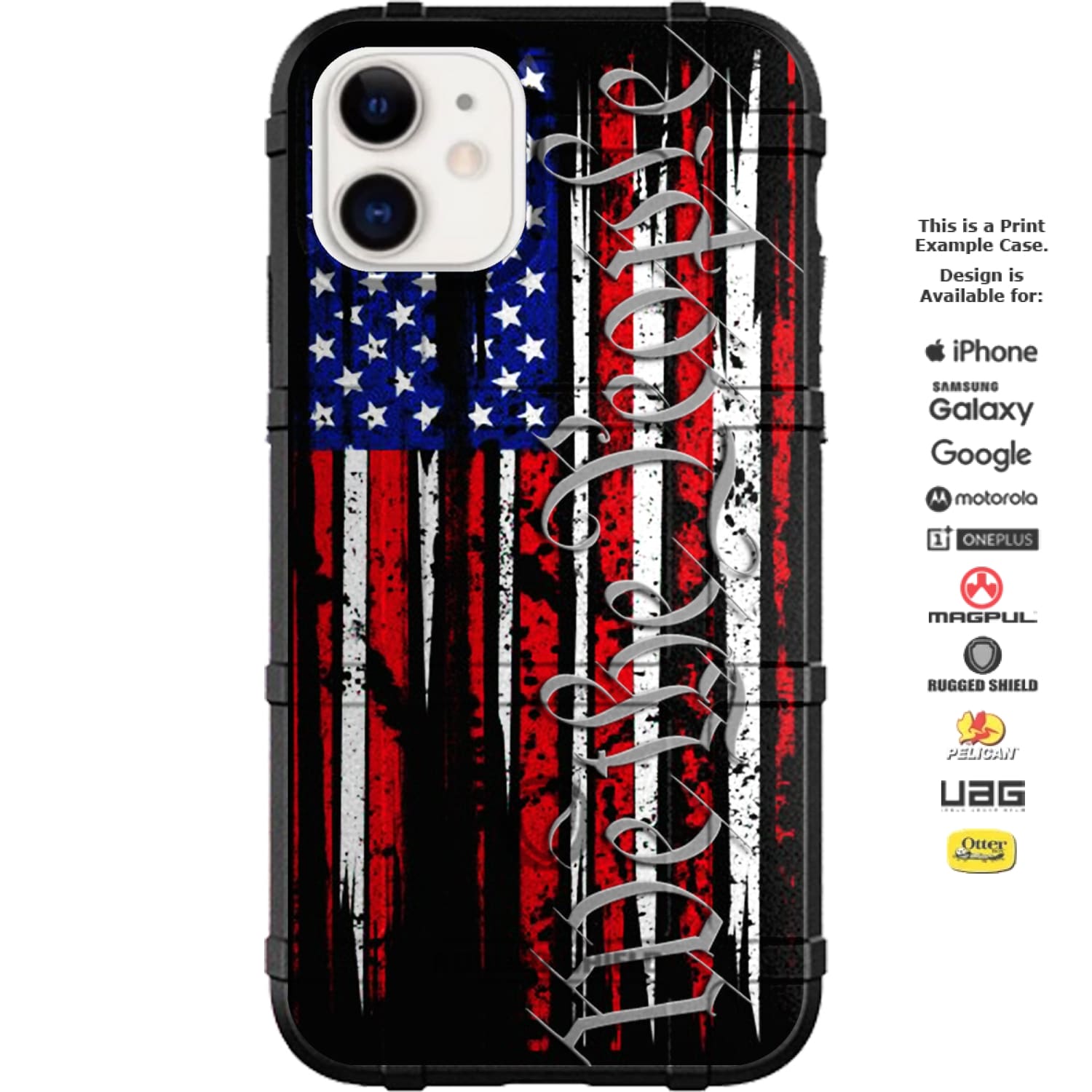 Tattered USA Flag We The People Constitution Custom Printed Android ...