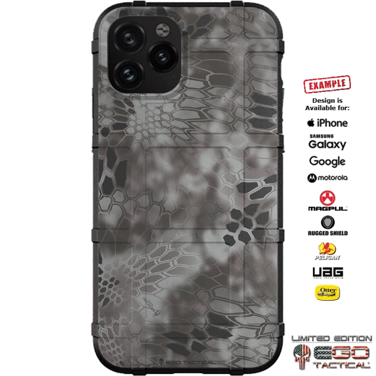 Kryptek Raid Official Camouflage Pattern Custom Printed Android & Appl ...