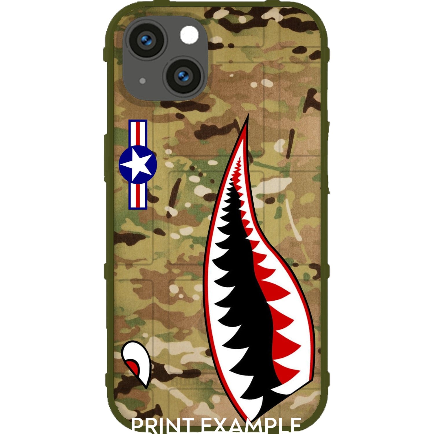 P-40 Warhawk Flying Tigers Sharktooth on Multicam Scorpion OCP Custom ...