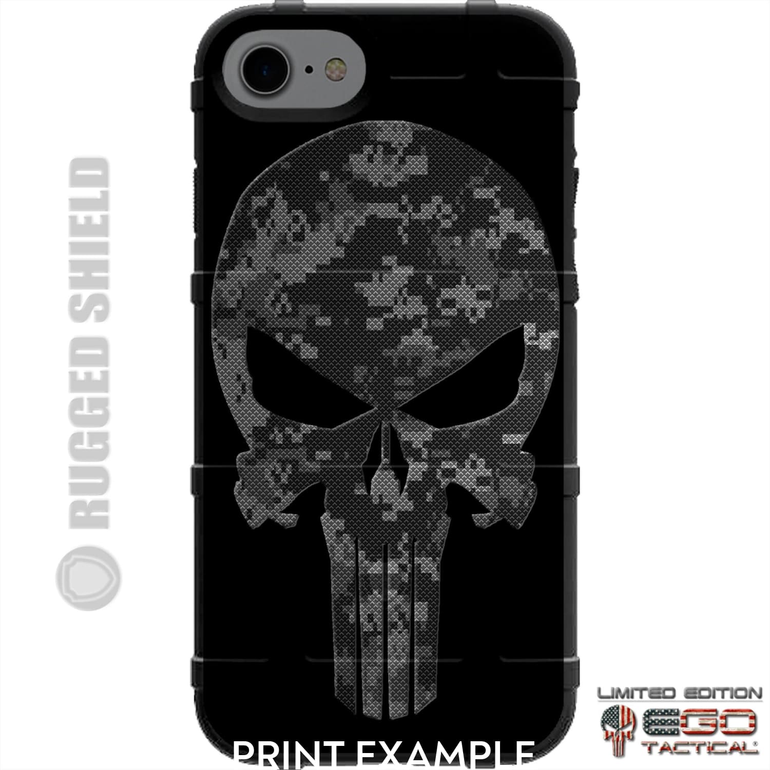 Black Ops Camouflage Punisher Custom Printed Android & Apple Phone Cas ...