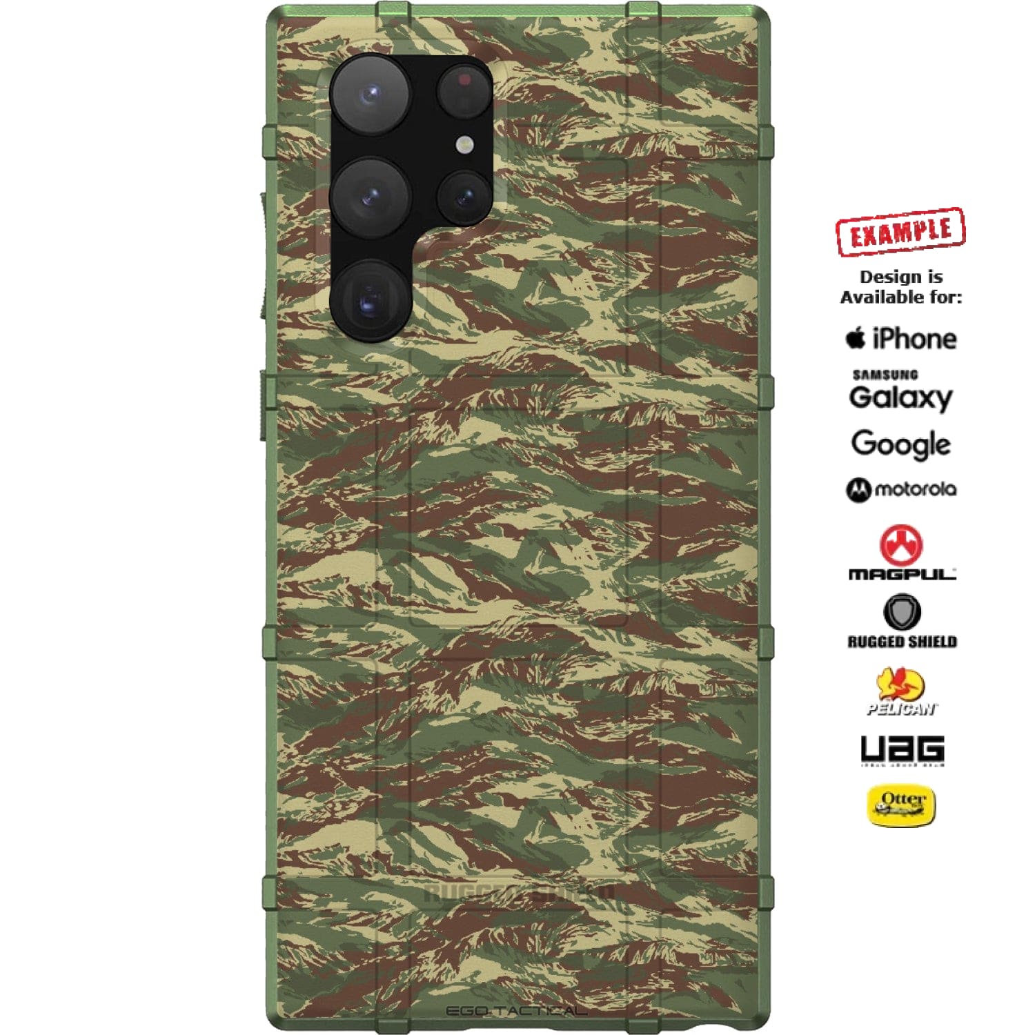 Rhodesian Brushstroke Tigerstripe Jungle Camouflage Custom Printed And ...