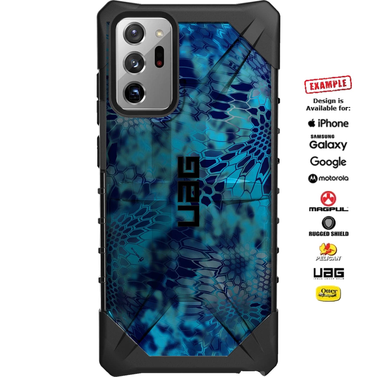 Kryptek Pontus Official Camouflage Pattern Custom Printed Android & Ap ...